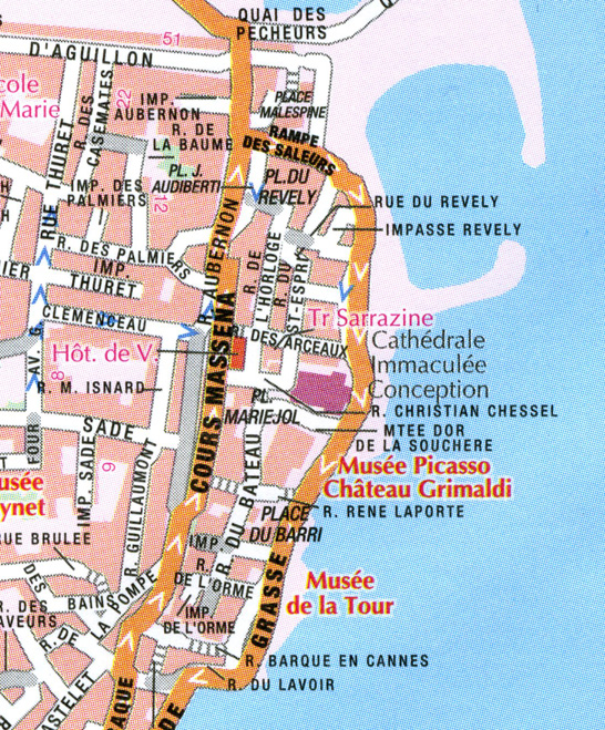 Antibes Map